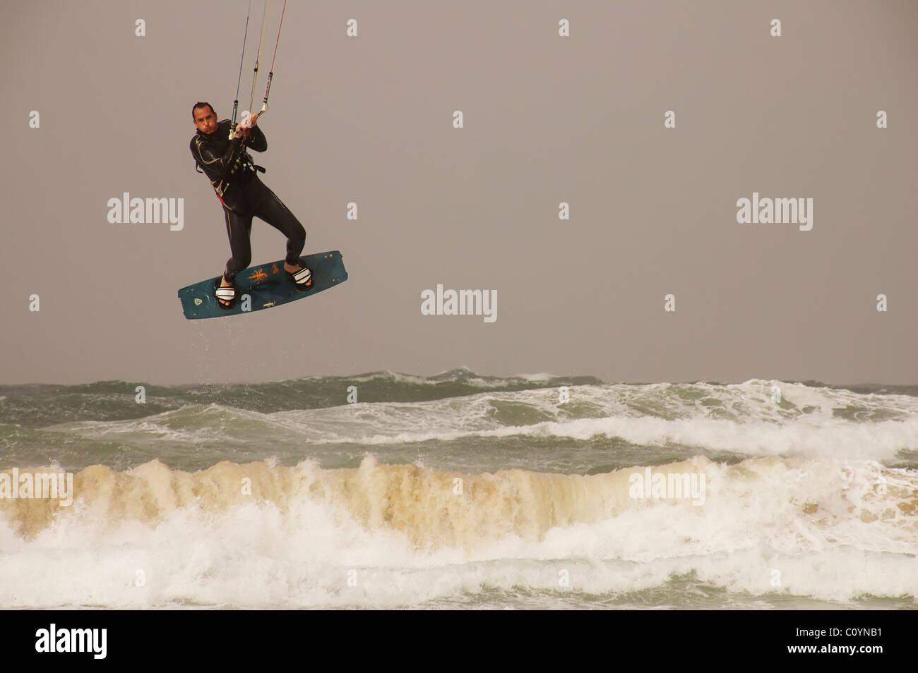 Jumping kite surfer hi-res stock photography and images - Alamy