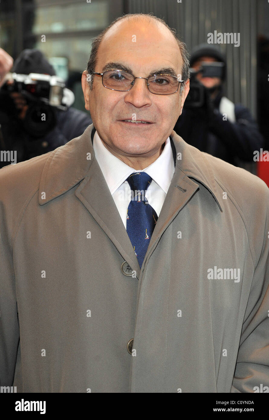 David Suchet South Bank Show Awards held at the Dorchester Hotel ...