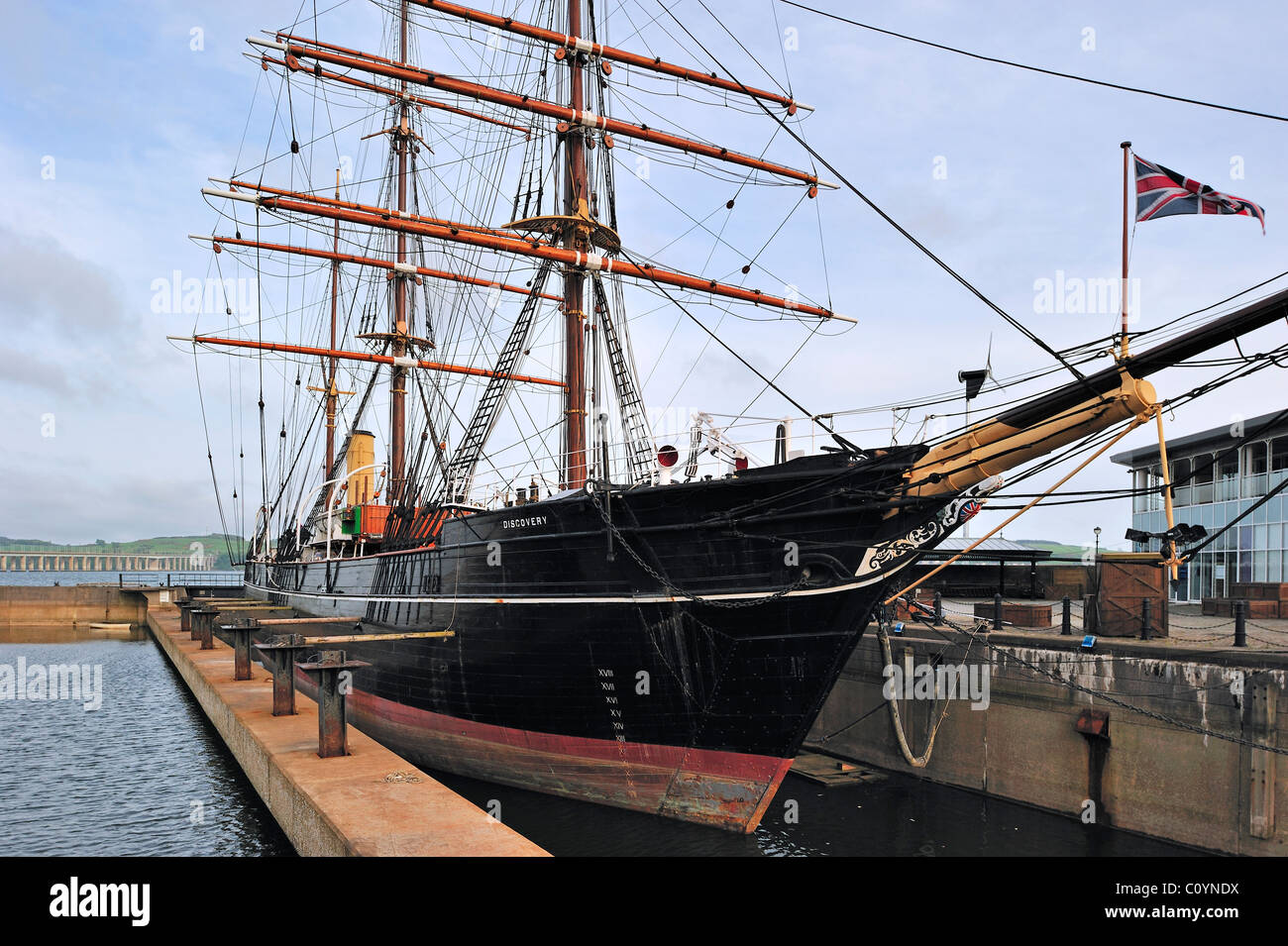 Royal Research Ship Discovery famous by explorer Robert Falcon Scott at ...