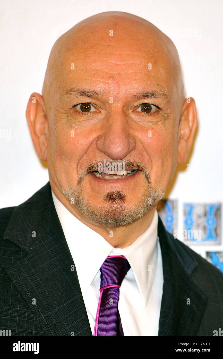 Sir Ben Kingsley South Bank Show Awards held at the Dorchester Hotel ...
