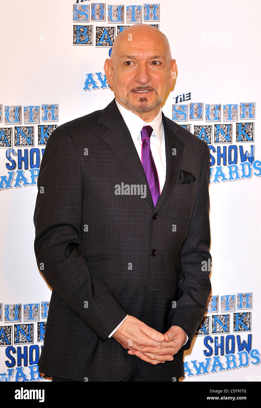 Sir Ben Kingsley South Bank Show Awards held at the Dorchester Hotel ...
