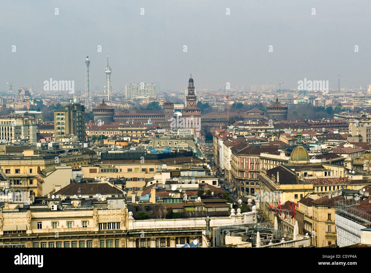 Landscape from Terrazza Martini, Milan Stock Photo - Alamy