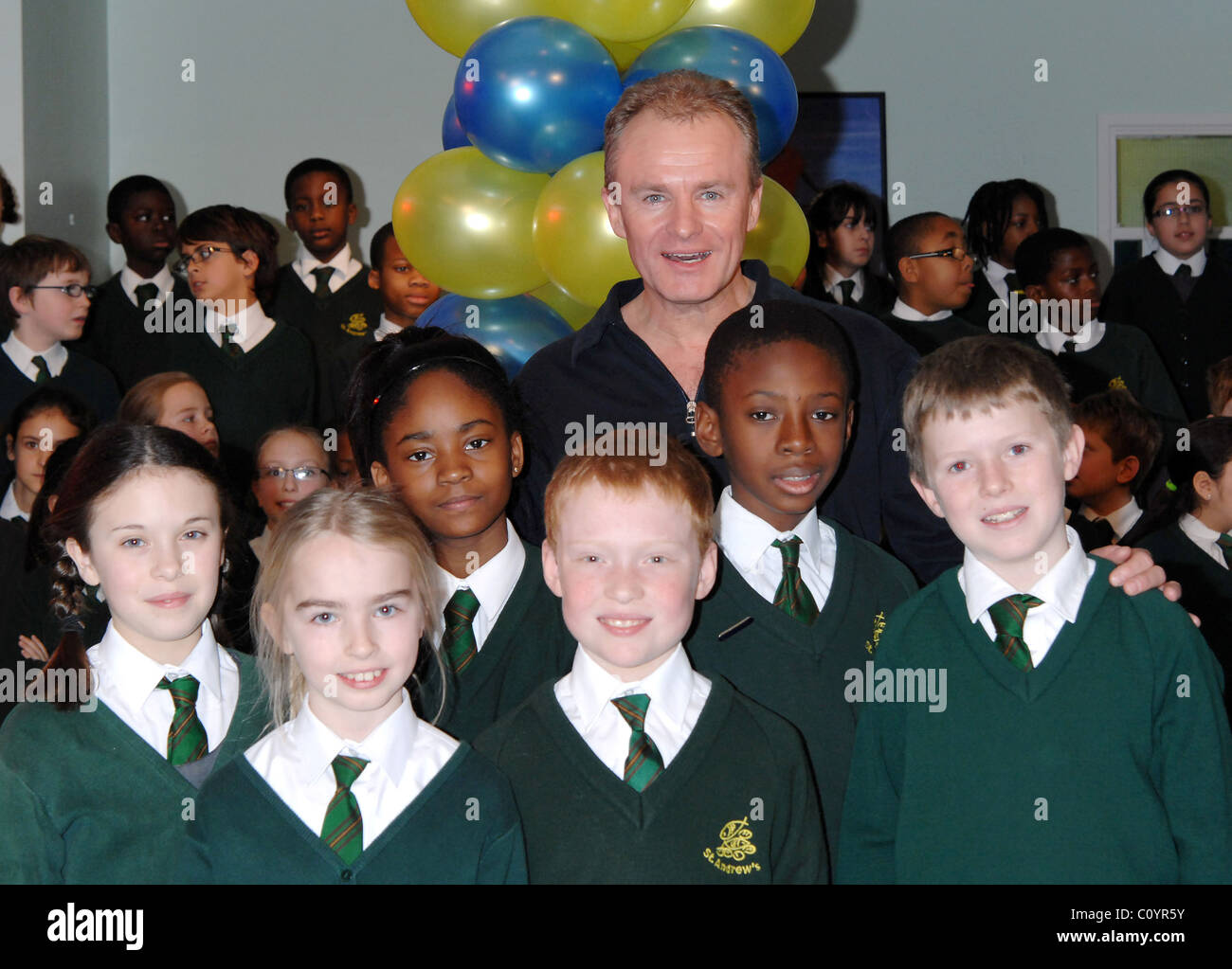 Bobby Davro Bobby and The Dots photocall in aid of Kids Taskforce ...