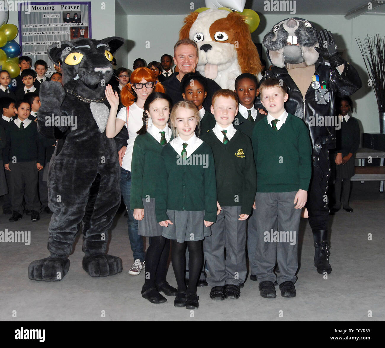 Bobby Davro Bobby and The Dots photocall in aid of Kids Taskforce ...