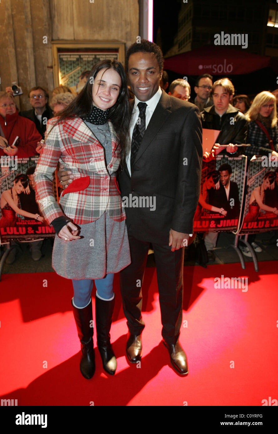 Jennifer Decker, Ray Fearon German premiere of "Lulu & Jimi" at ...