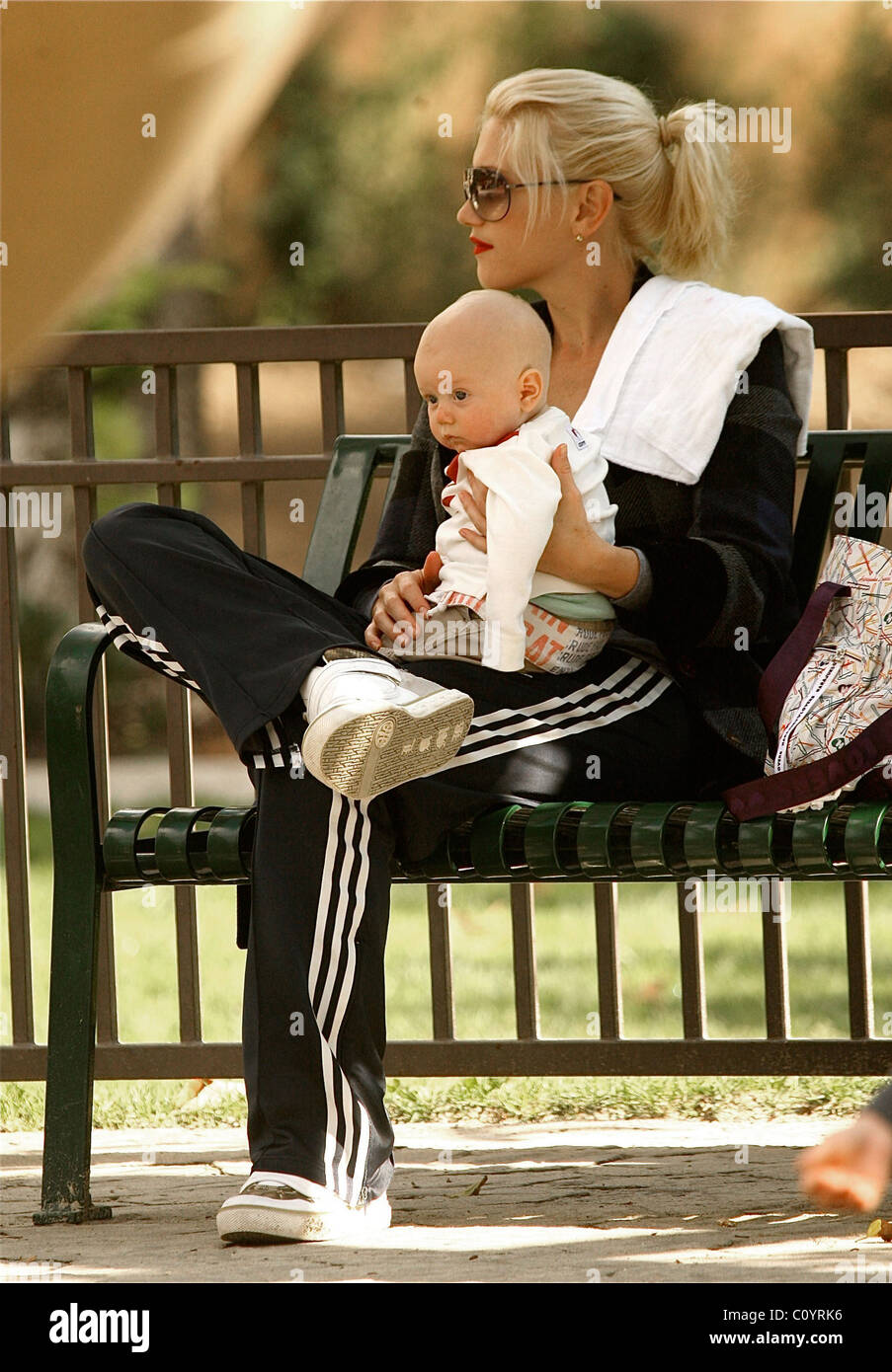 Gwen Stefani take baby Zuma to the park on Thanksgiving Day Los Angeles ...