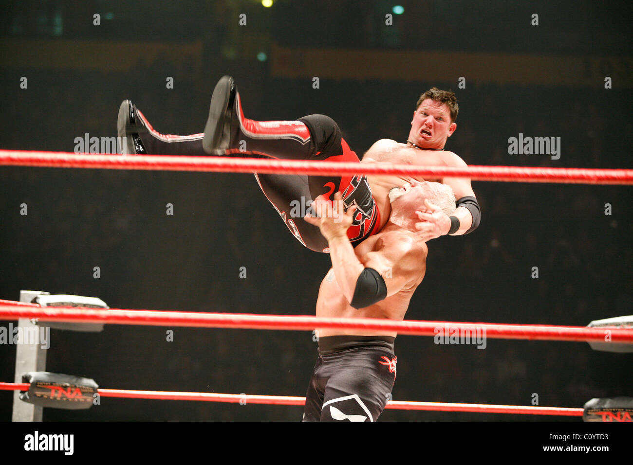 AJ Styles and Jeff Jarrett TNA Wrestling and the MEN Arena Manchester ...