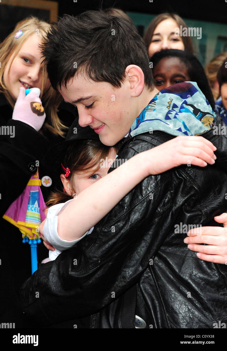 George Sampson is greeted by fans as he premieres his new DVD 'Access 2 ...