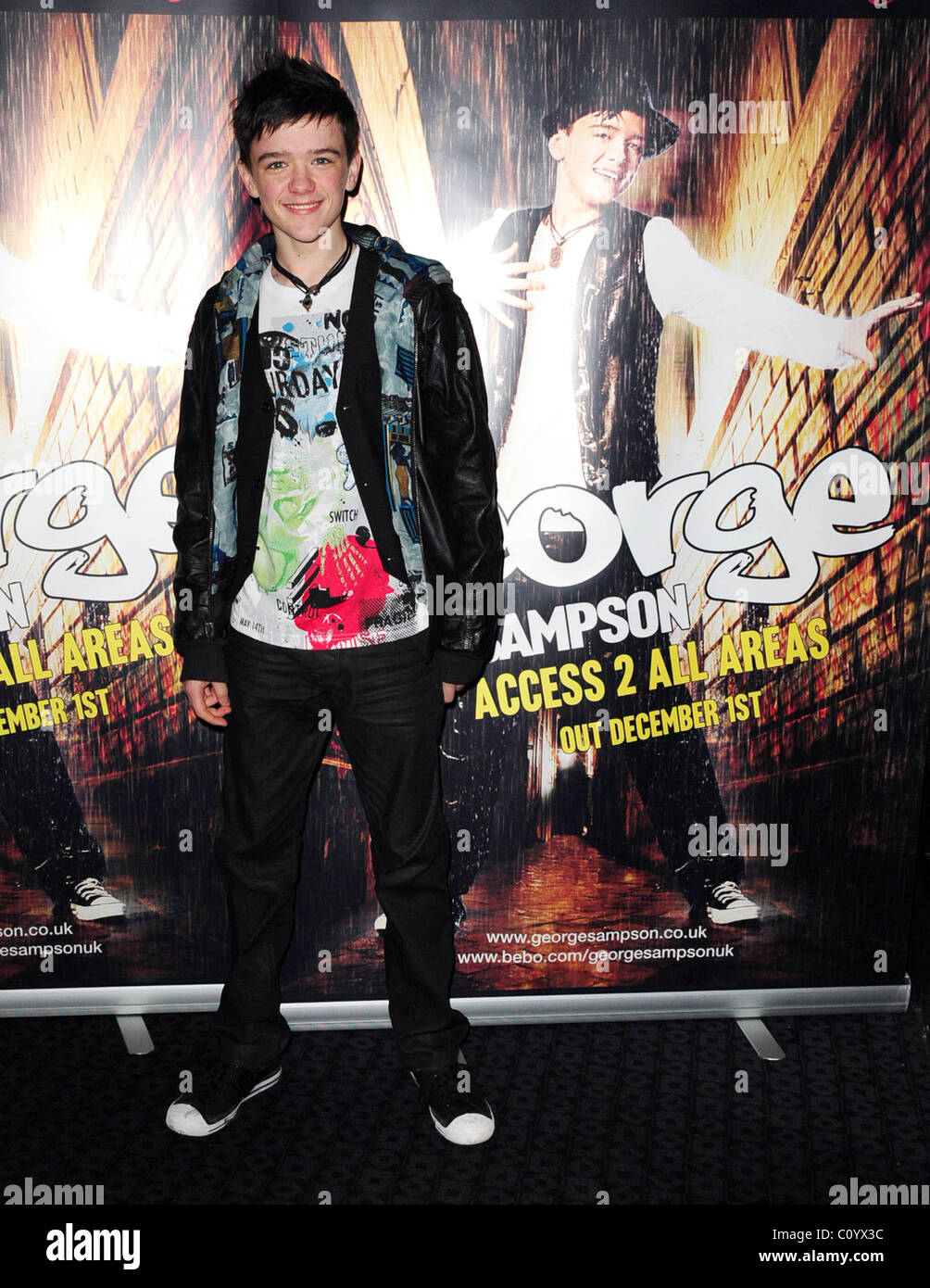 George Sampson is greeted by fans as he premieres his new DVD 'Access 2 ...