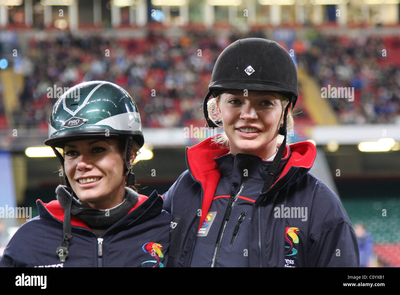 Jodie Kidd and Tara Palmer-Tomkinson Express eventing international cup ...