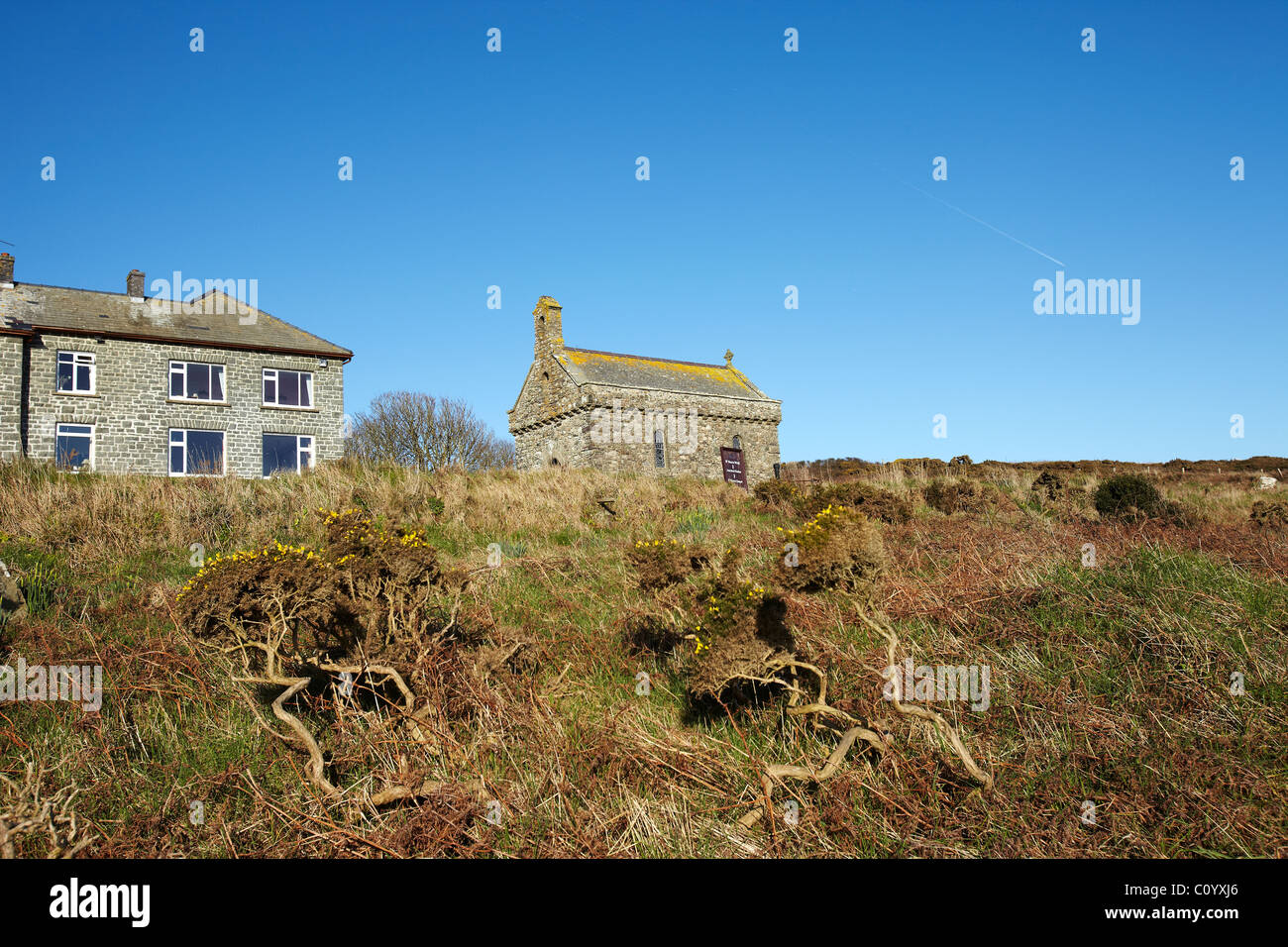 St. non's chapel wales hi-res stock photography and images - Alamy