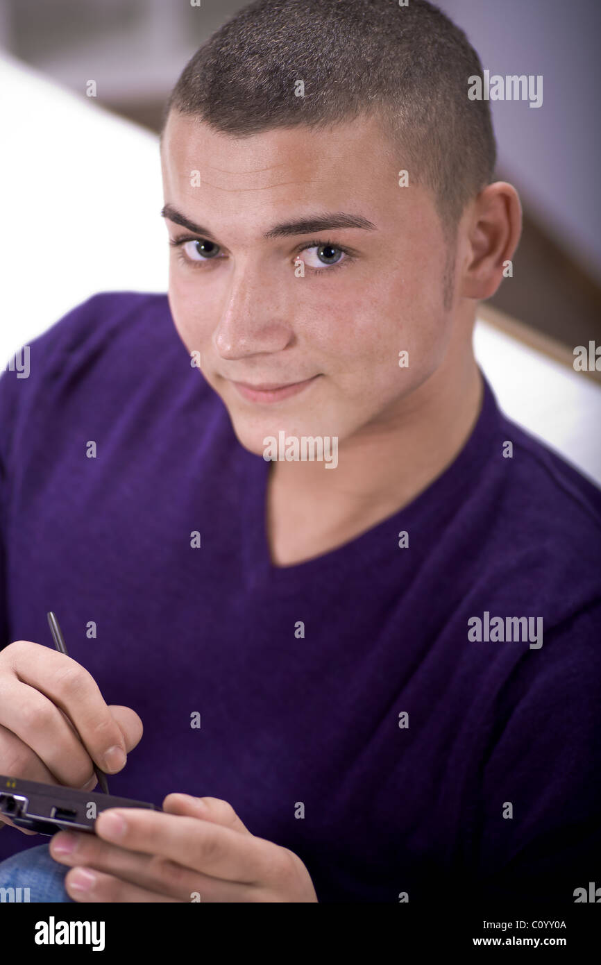 man with mobile phone Stock Photo - Alamy