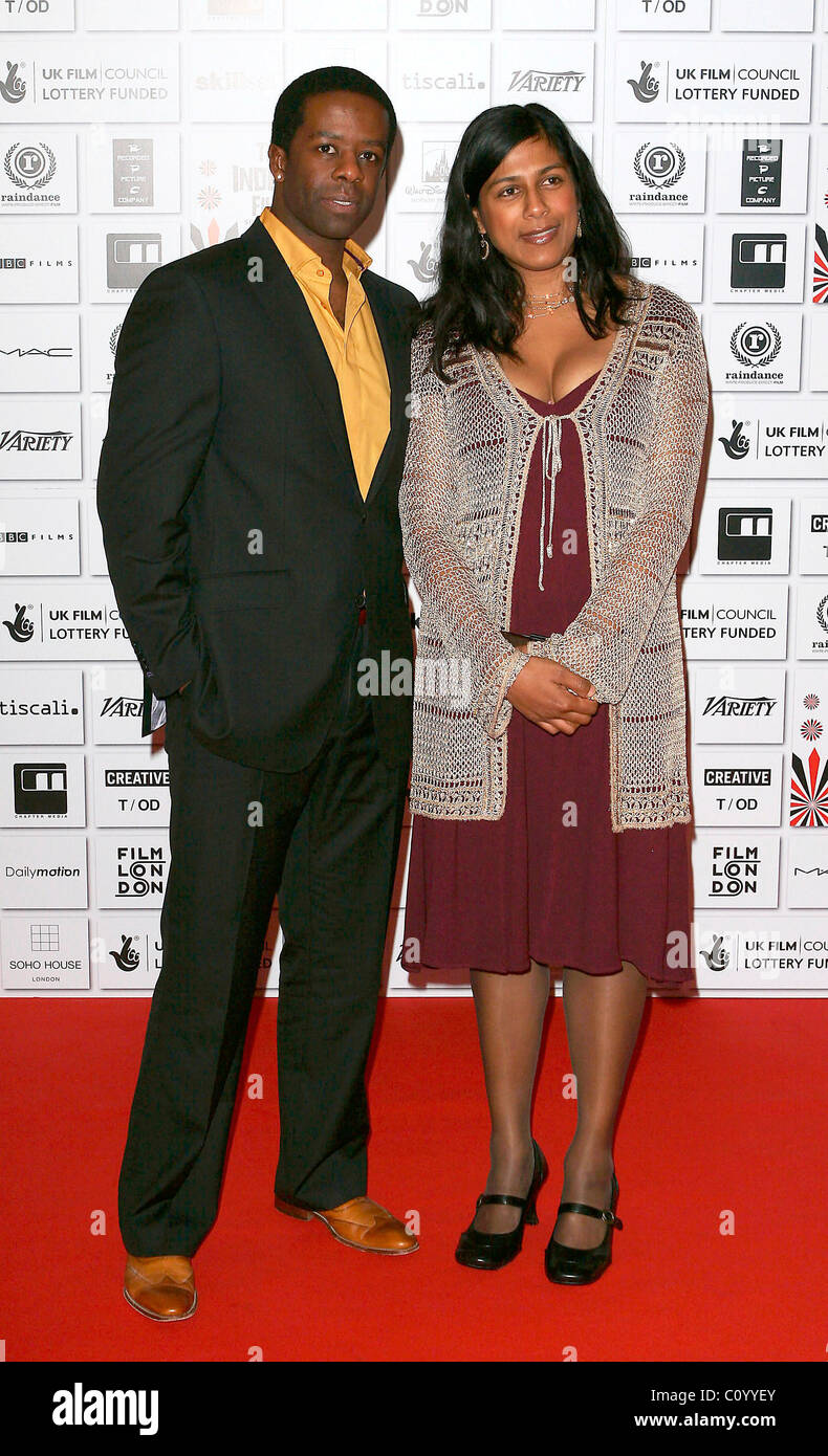 Adrian Lester and guest, British Independent Film Awards 2008 held at ...