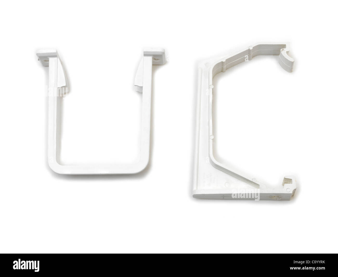 Squareline Downpipe Bracket And Squareline Gutter Support Bracket Stock ...