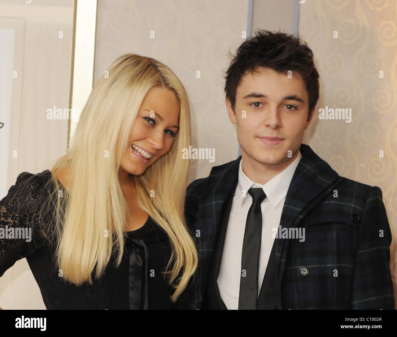 Leon Jackson and Emily Biggs The Marriott Burns Night in aid of Help a ...