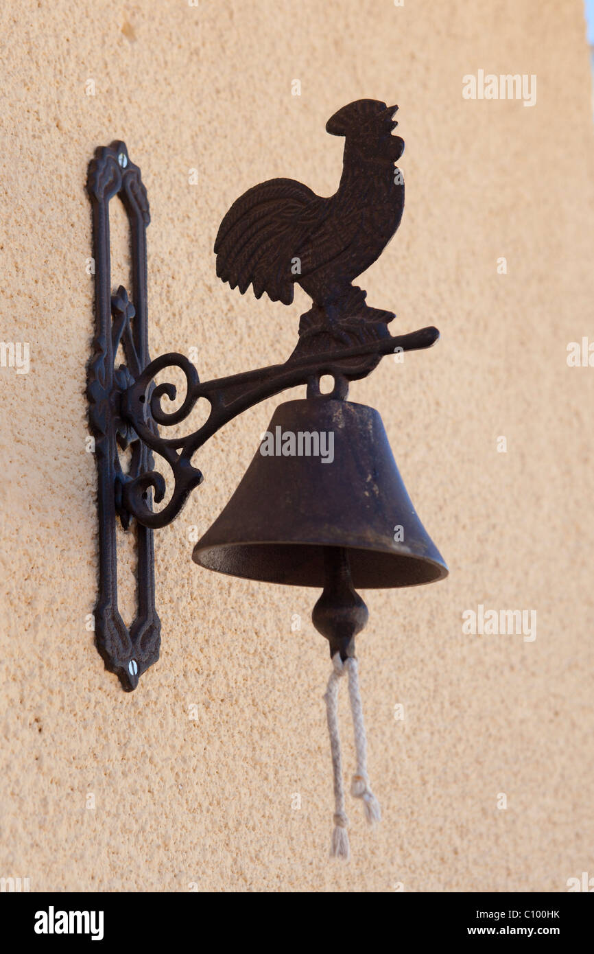 An iron chicken bell Stock Photo - Alamy