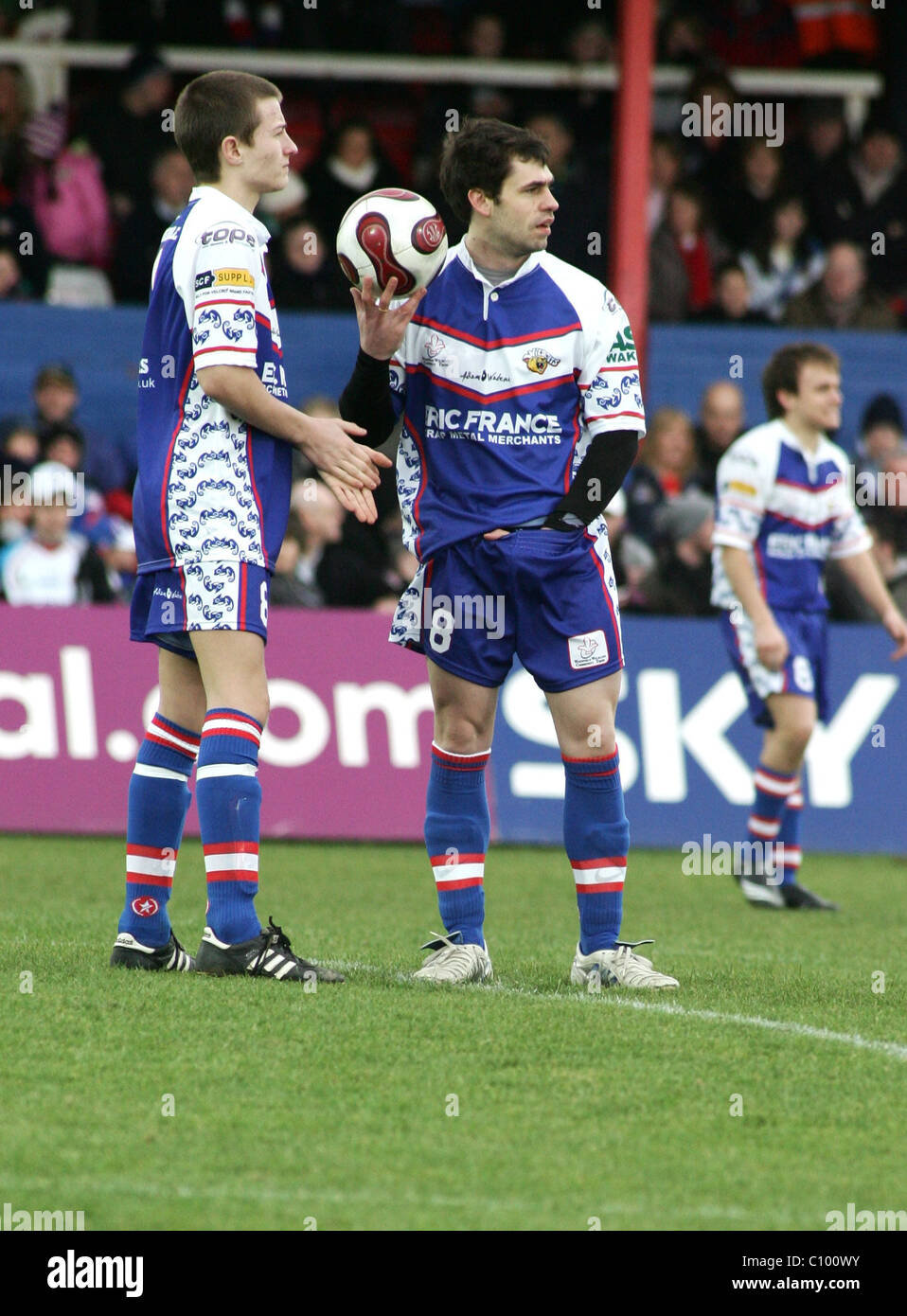 Kelvin Fletcher Charity football and rugby match in aid of Adam Watene ...