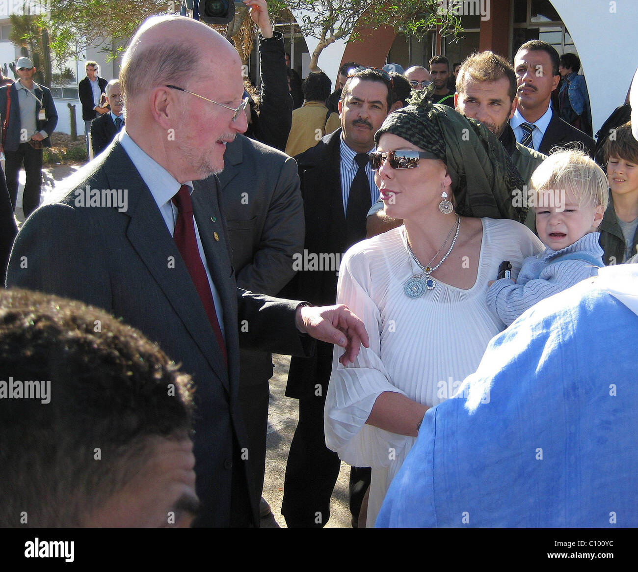 King Simeon and Princess Kalina with her son Simeon The Bulgarian royal ...