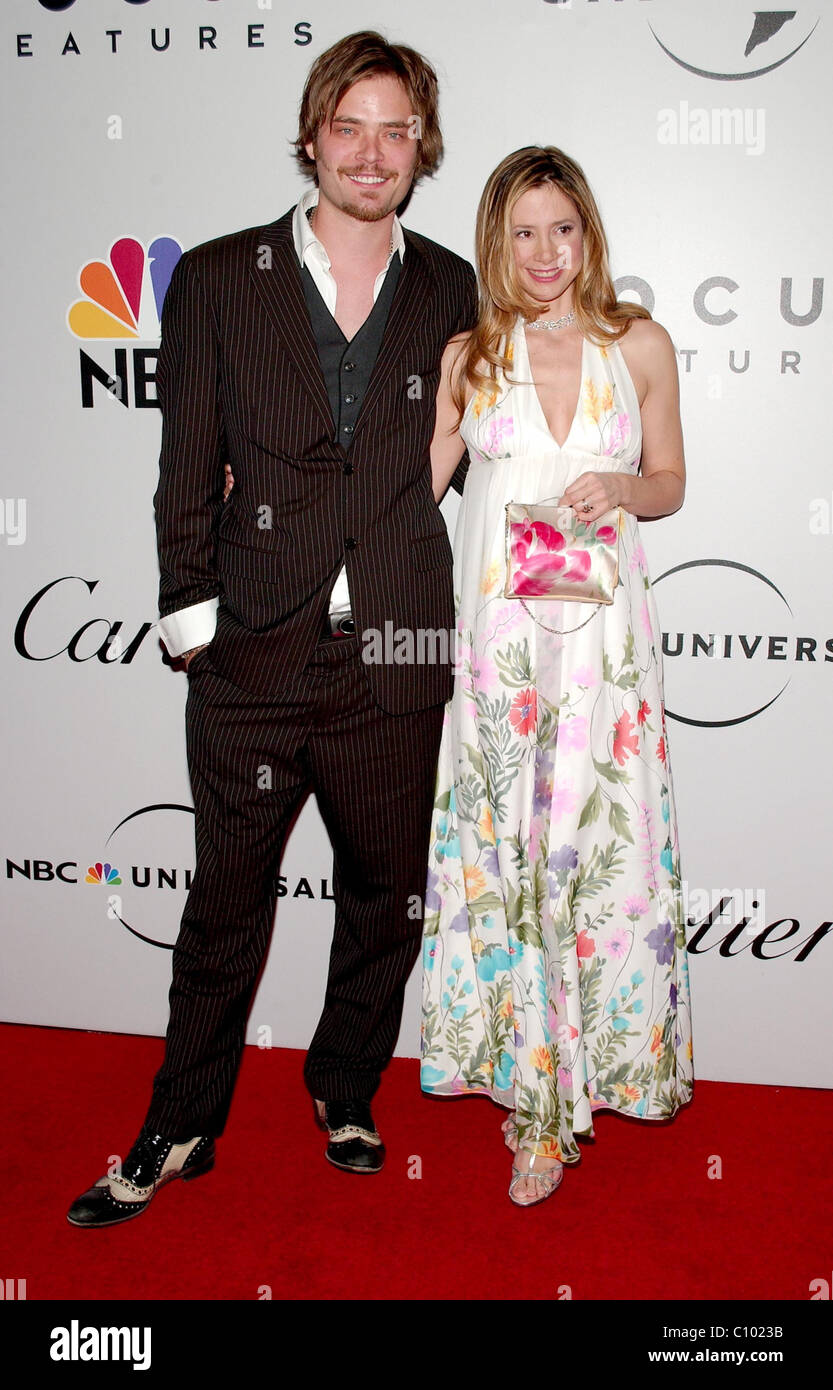 Christopher Backus and Mira Sorvino 66th Annual Golden Globe awards ...