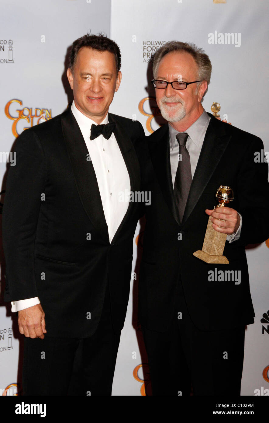 Tom Hanks and Gary Goetzman 66th Annual Golden Globe awards - Press ...
