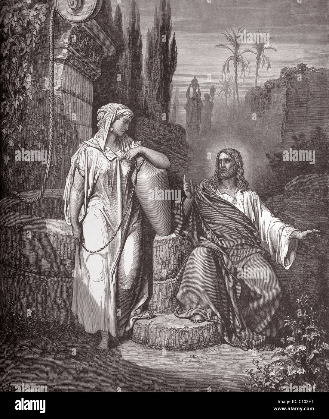 Samaritan woman well hi-res stock photography and images - Alamy