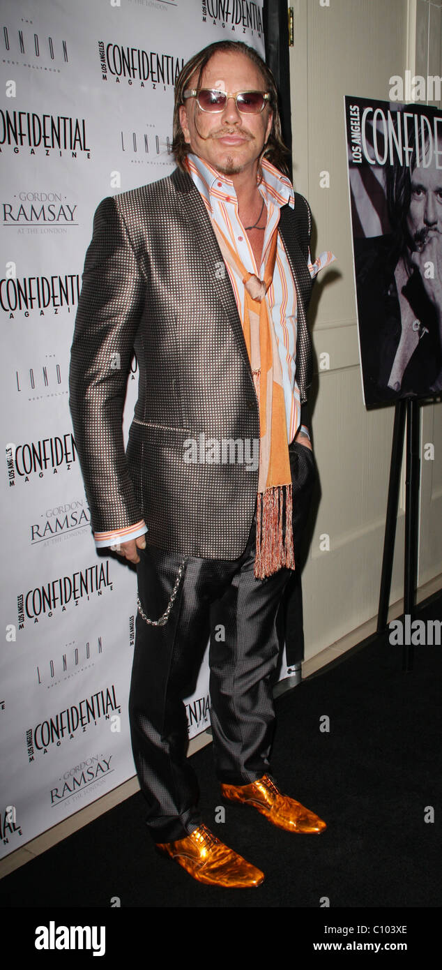 Mickey Rourke Los Angeles Confidential Magazine introduces the Mickey ...