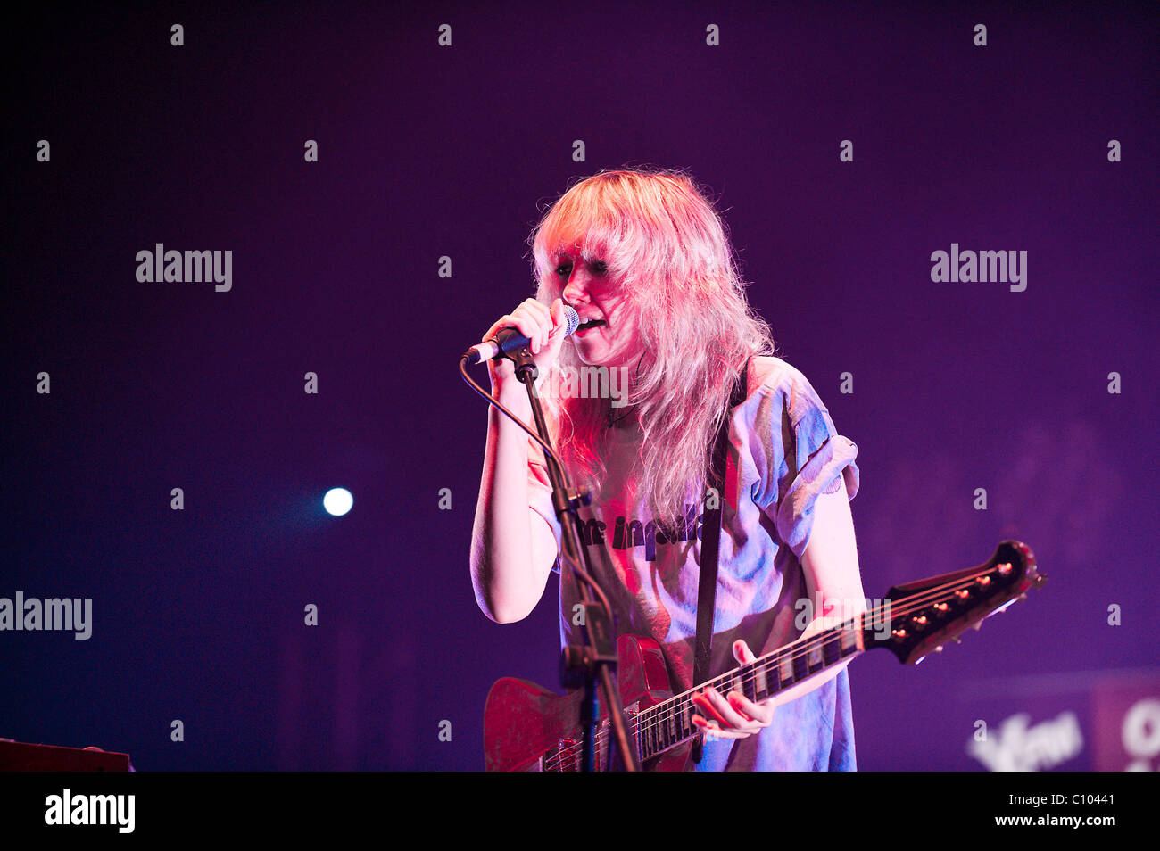 Ladyhawke, aka singer/songwriter Pip Brown Xfm Winter Wonderland 2008 ...