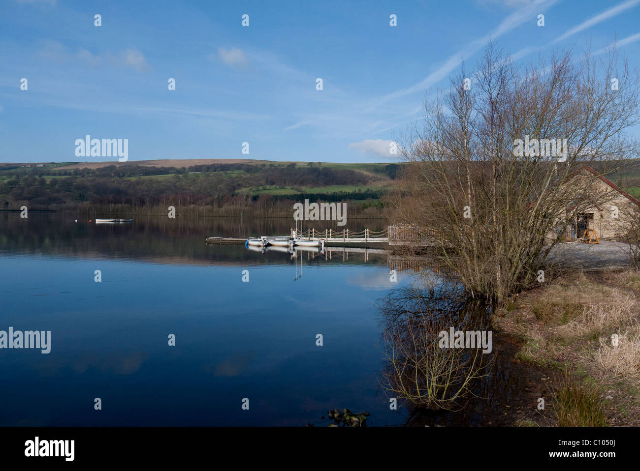 Arnfield Trout Fishery, Derbyshire, England, UK Stock Photo - Alamy