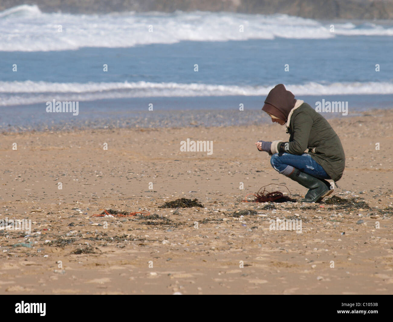 Beachcomber beachcombing hi-res stock photography and images - Alamy