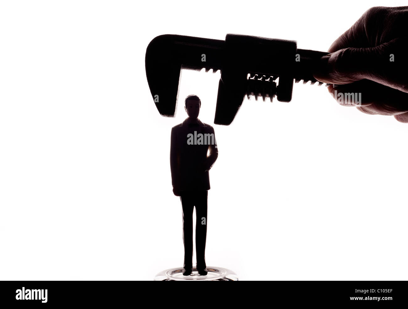 The Squeezed Middle Class Stock Photo - Alamy