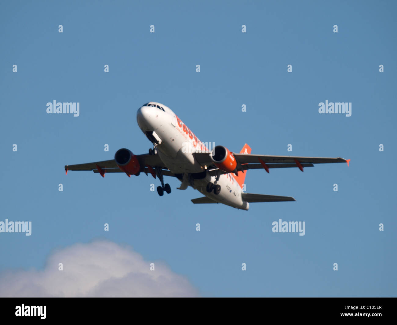 Easyjet plane, UK Stock Photo - Alamy