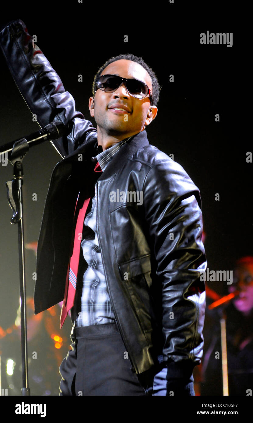 John Legend performing live at Gibson Amphitheatre at Universal ...