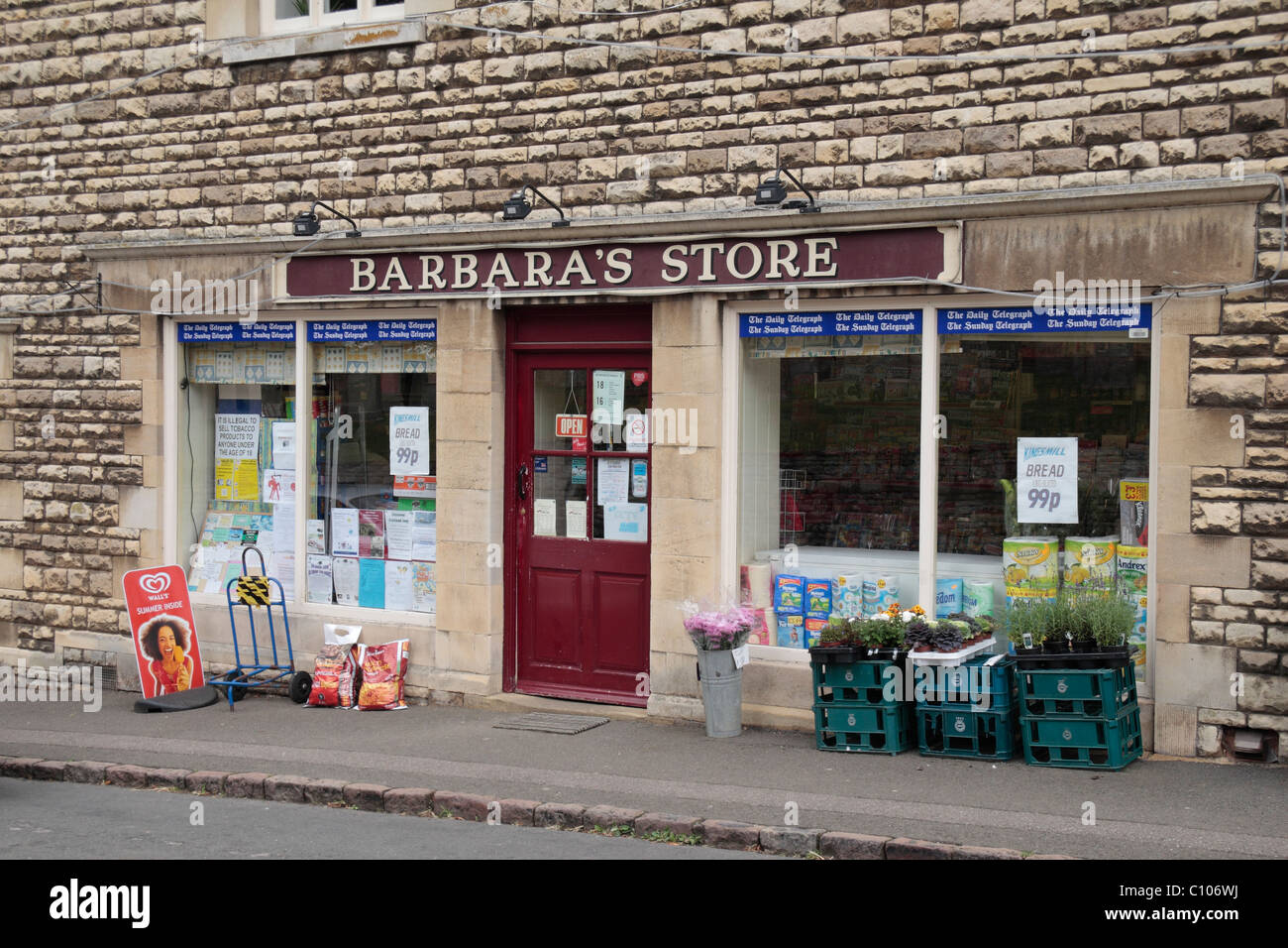 Barbara's Store, a traditional small village shop in Empingham, Oakham ...