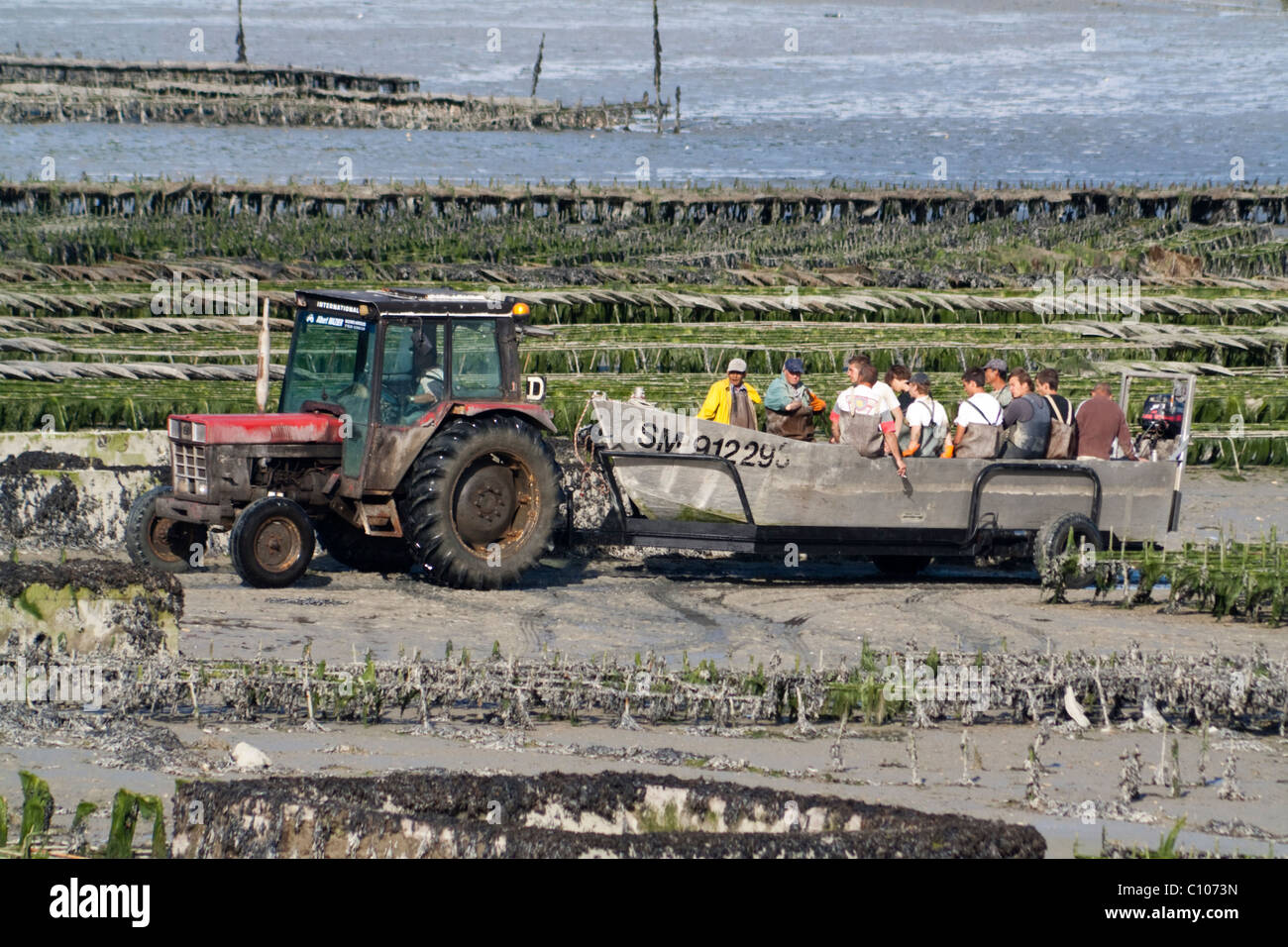 Tractor pulling boat hi-res stock photography and images - Alamy