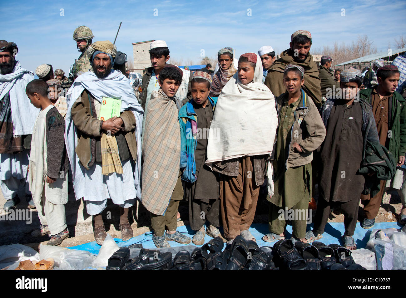 Helmand men in the street, Afghanistan Stock Photo - Alamy
