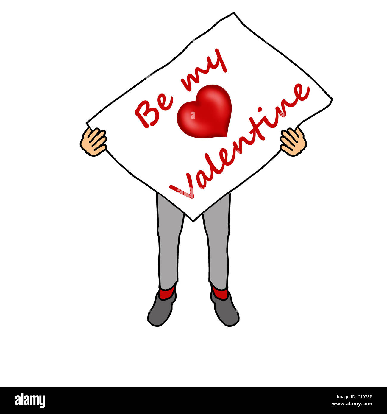 Boy with love sign hi-res stock photography and images - Alamy