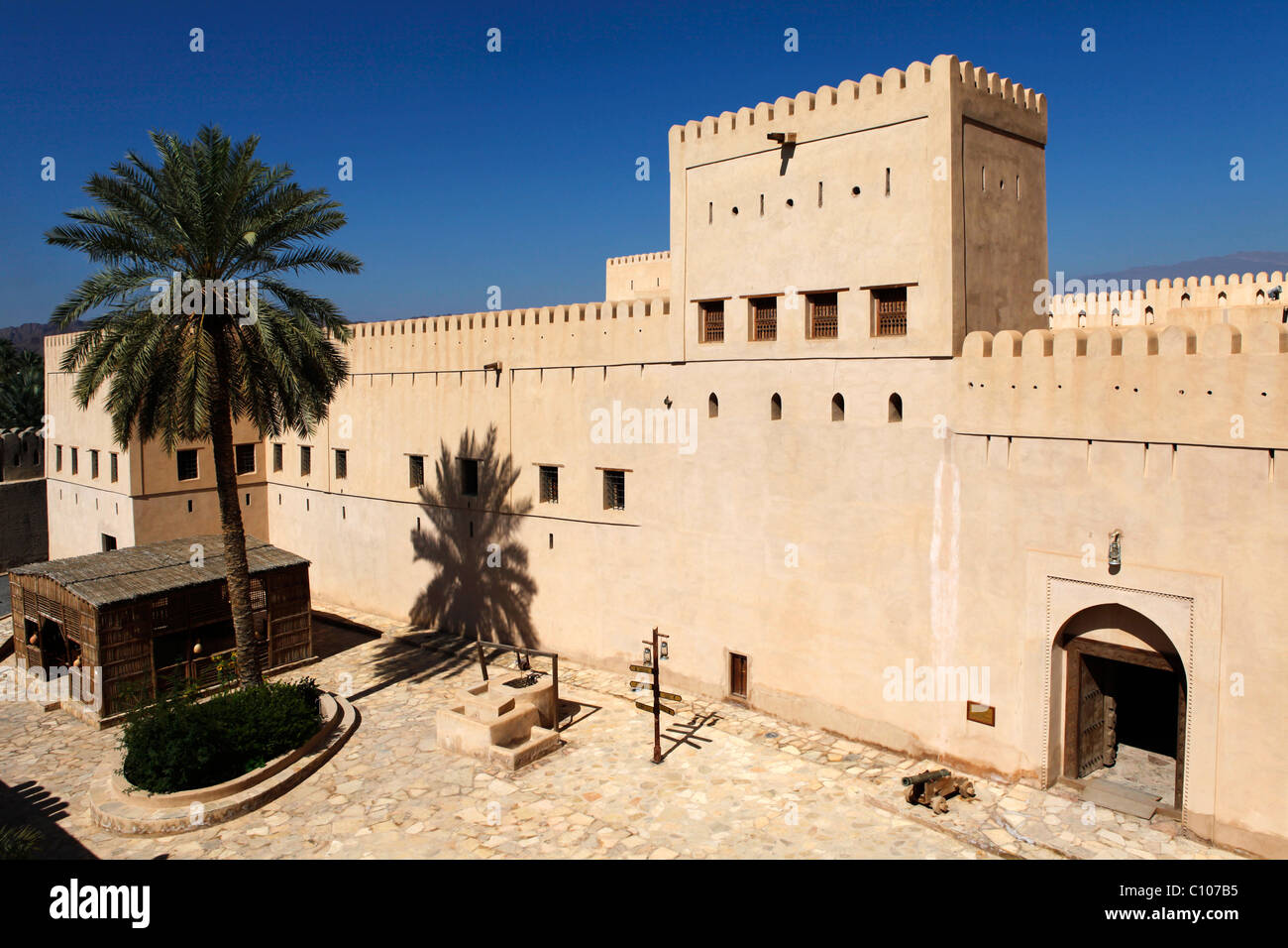 Nizwa Fort in Oman Stock Photo - Alamy
