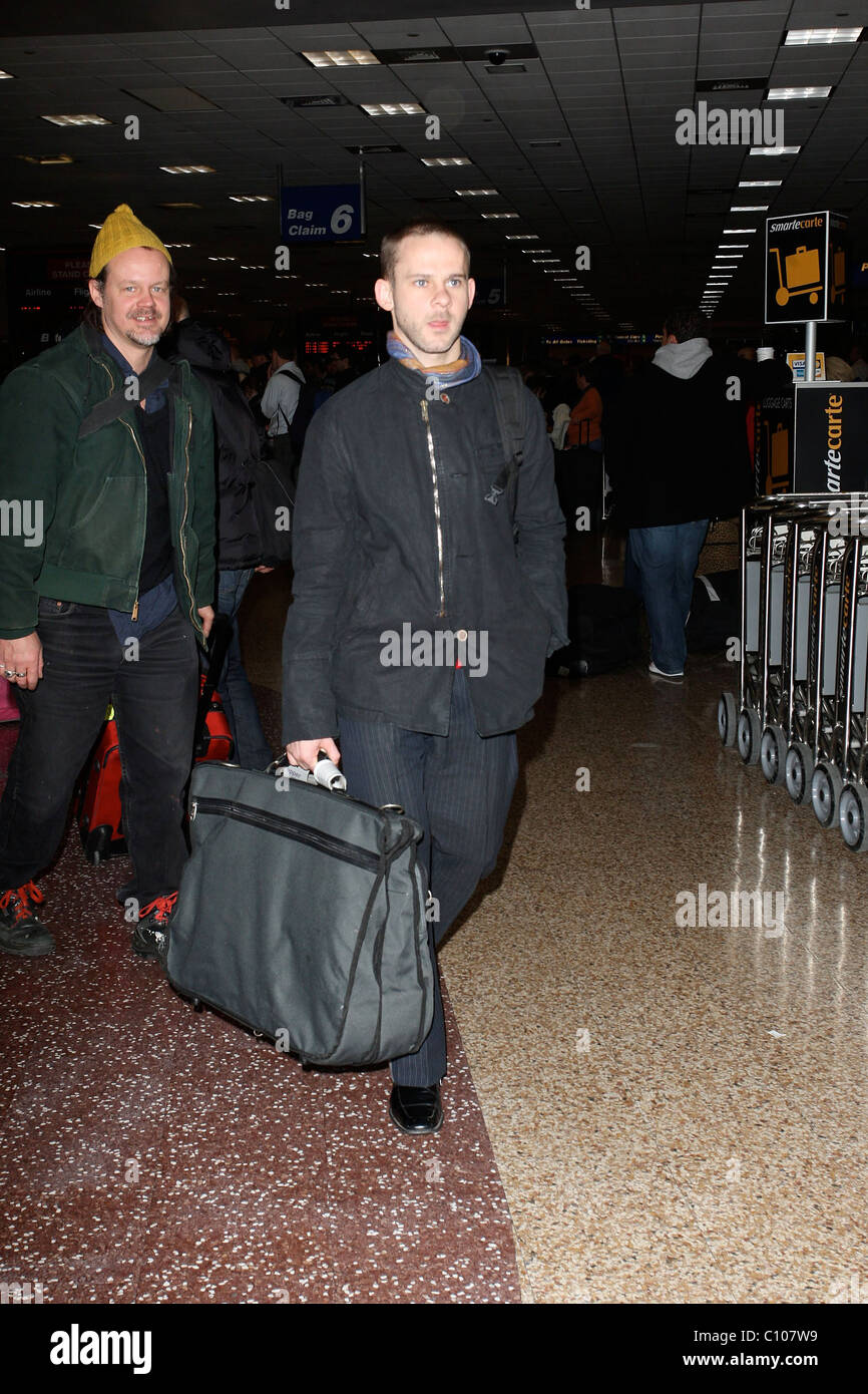 Dominic Monaghan arriving at Salt Lake City airport for the 2009 ...