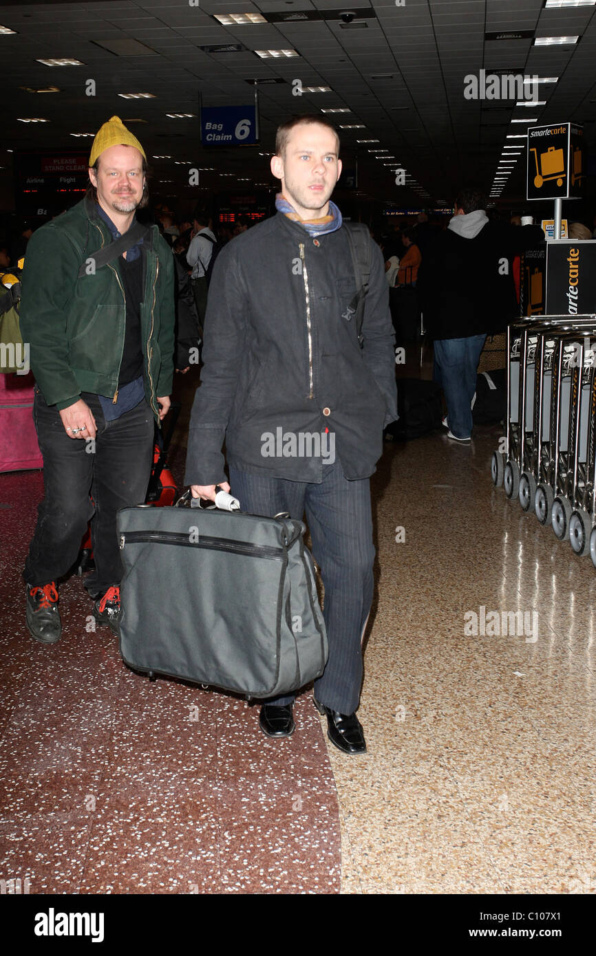 Dominic Monaghan arriving at Salt Lake City airport for the 2009 ...