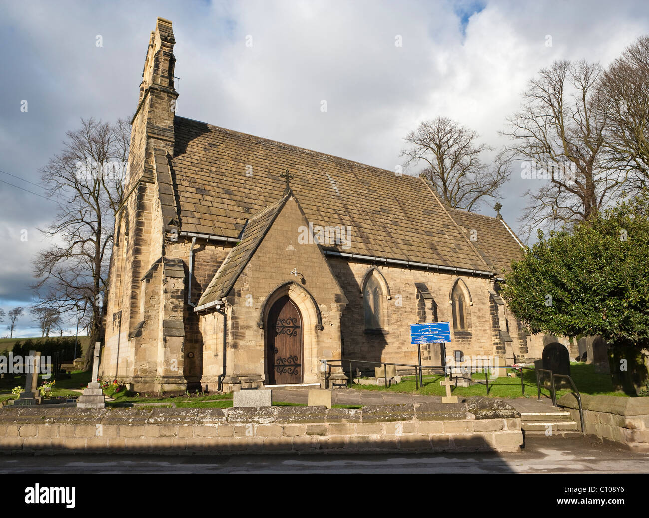 St Michaels Parish Church, Carleton, Pontefract, West Yorkshire Stock ...