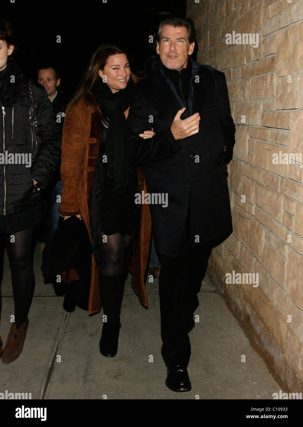 Pierce Brosnan and his wife Keely Shaye Smith out and about during the ...