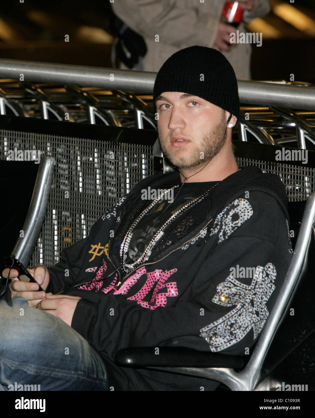Nick Hogan arriving at Salt Lake City Airport for the 2009 Sundance ...