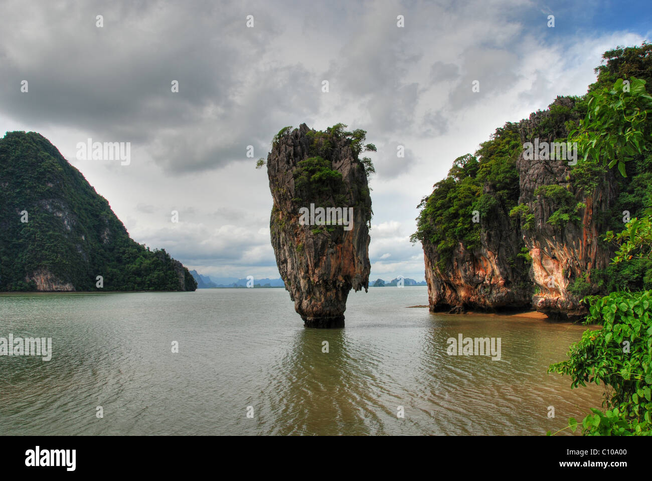 The famous rock at James Bond Island in Asia Stock Photo - Alamy