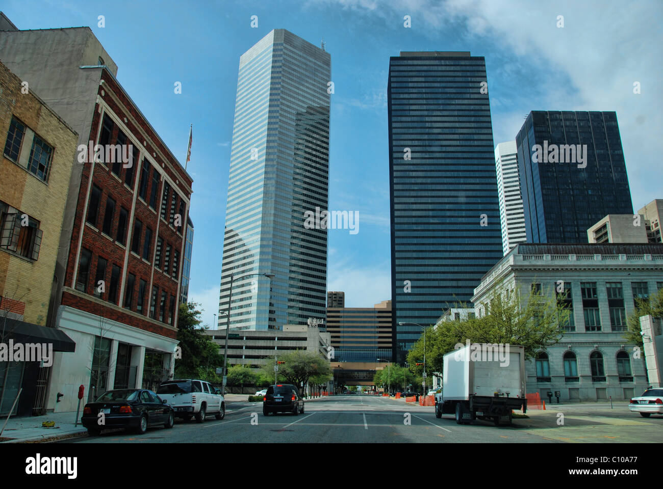Houston skyline 2008 hi-res stock photography and images - Alamy