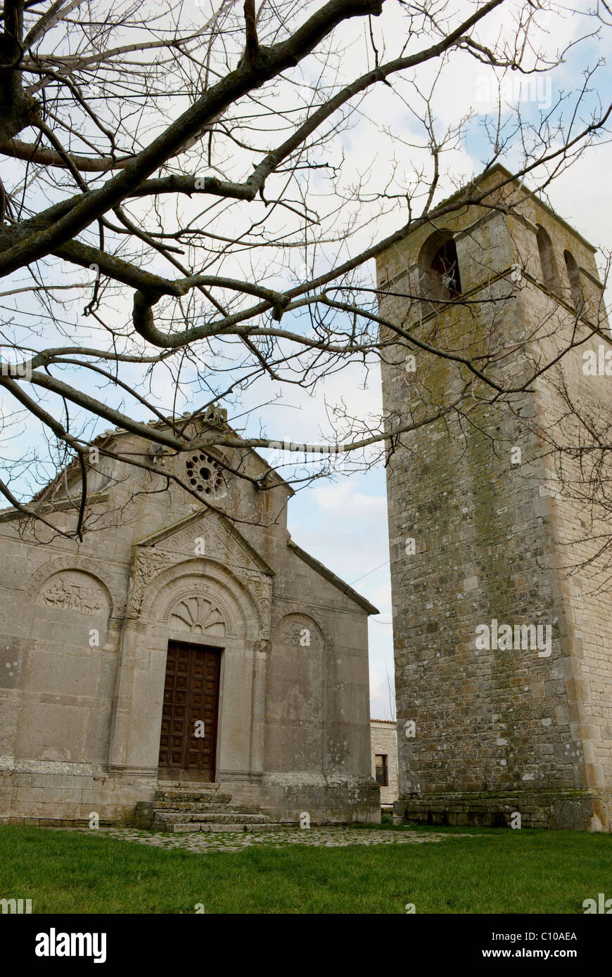Medieval church of "Santa Maria della Strada" (molise, center Italy ...