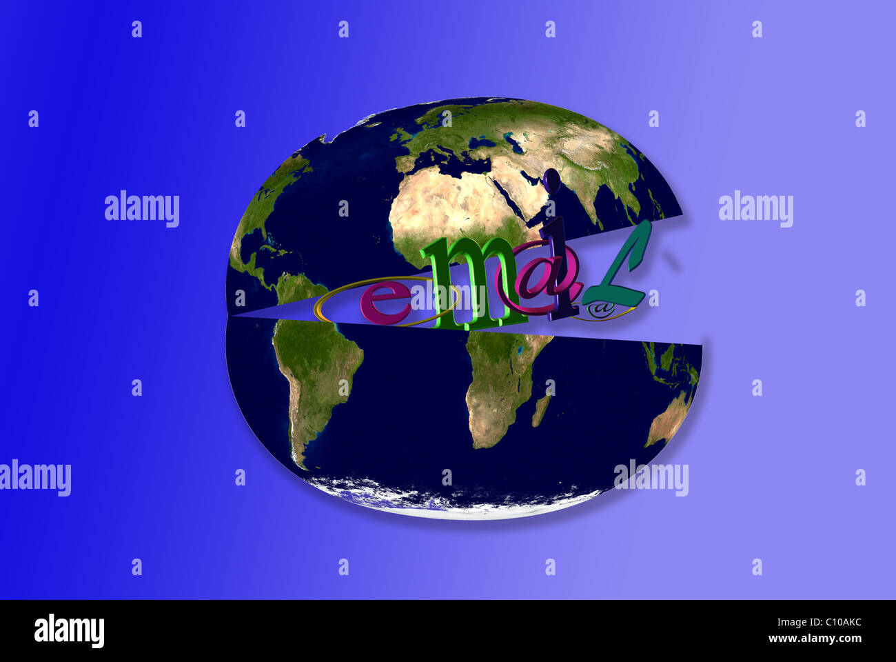 email. Electronic mail links the world Stock Photo - Alamy