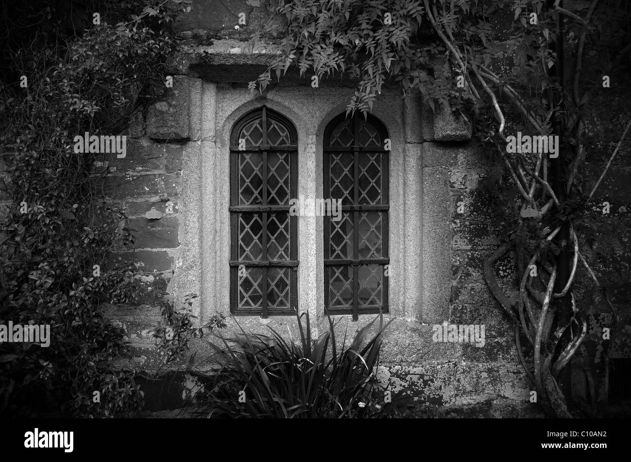 Gothic window Black and White Stock Photos & Images - Alamy