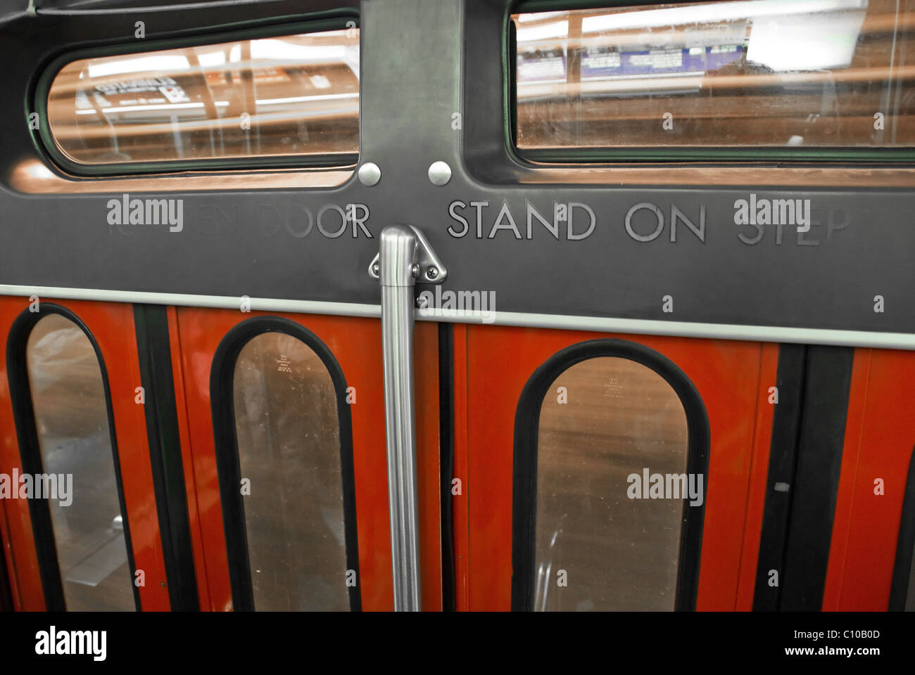 Doors closing on a Toronto Subway Train, Ontario, Canada Stock Photo ...