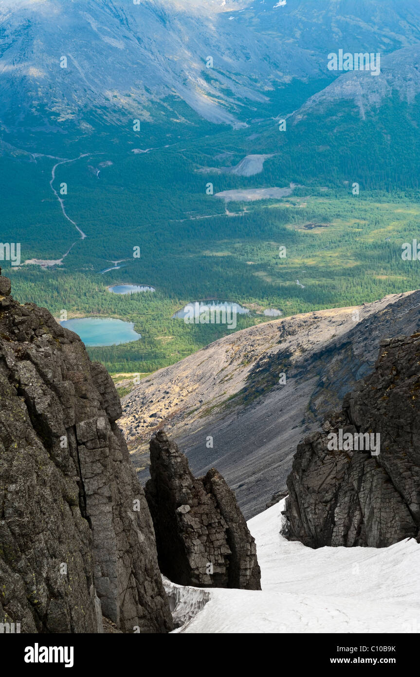 The Khibiny Massif, Khibiny Mountains or Khibins is one of the two main ...