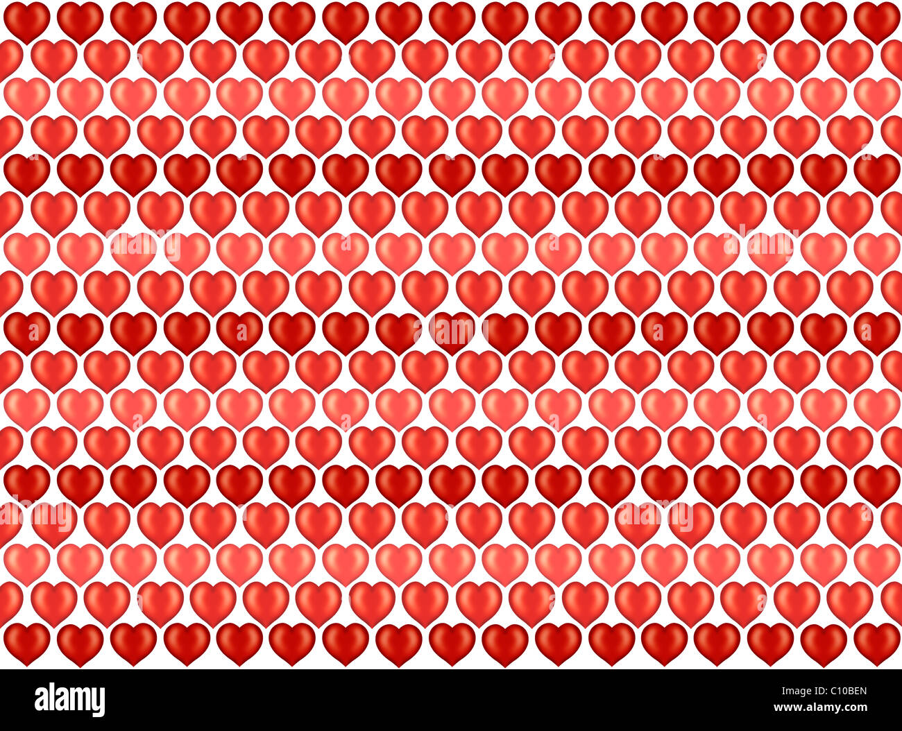 Red hearts wallpaper or background pattern Stock Photo - Alamy